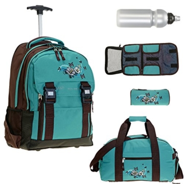 MEGA SET Trolley ELEPHANT Schultrolley Schulrucksack Ranzen ...